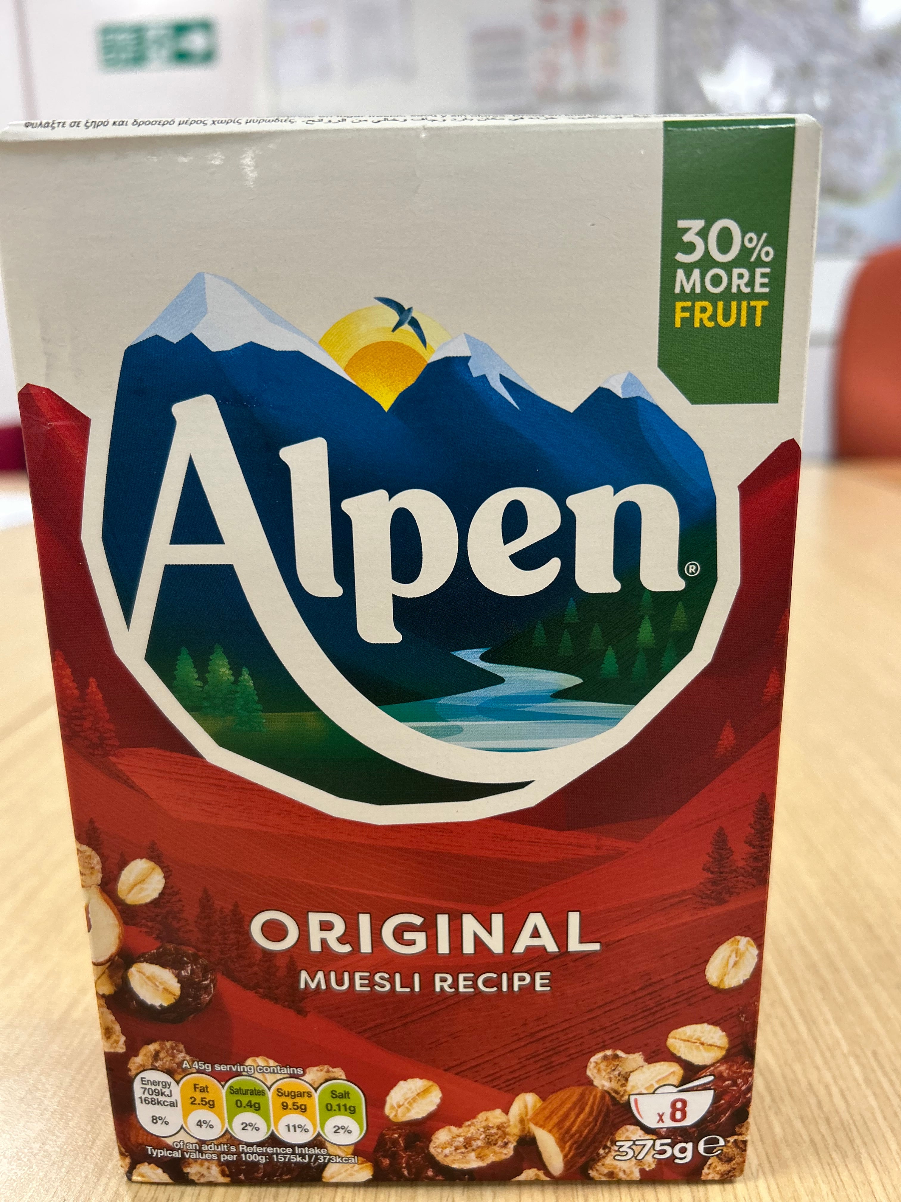 Alpen Original Muesli 375g – Essex Affordable Food Hub