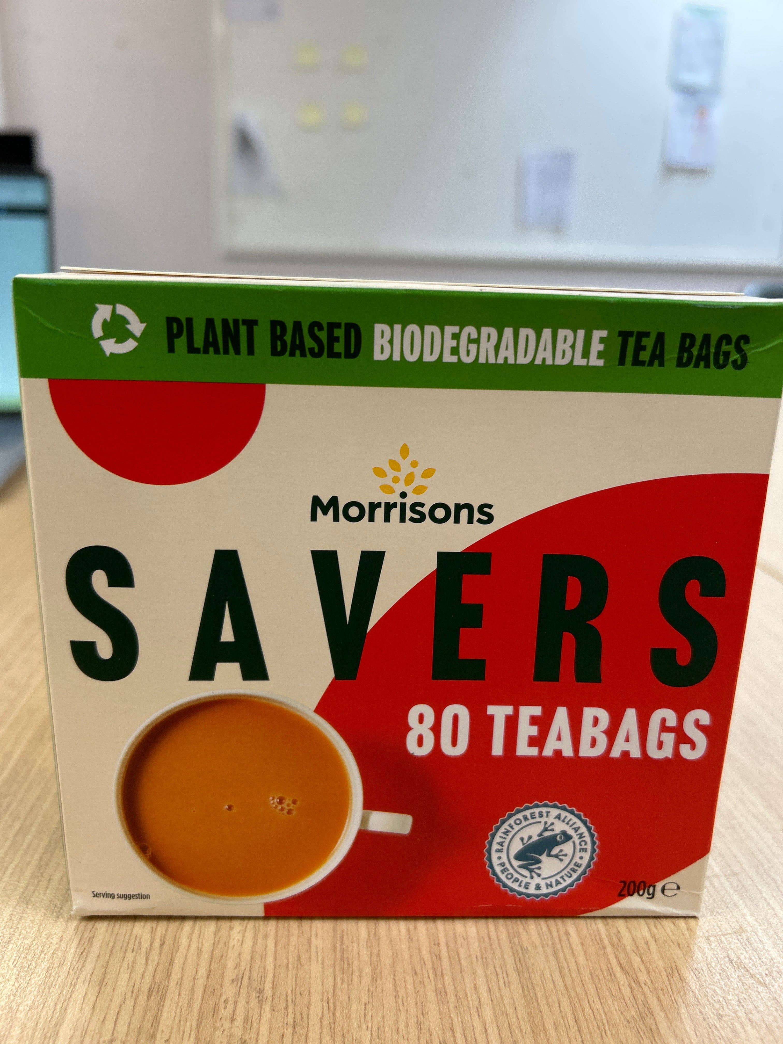 Morrisons Savers 80 Tea Bags – Essex Affordable Food Hub