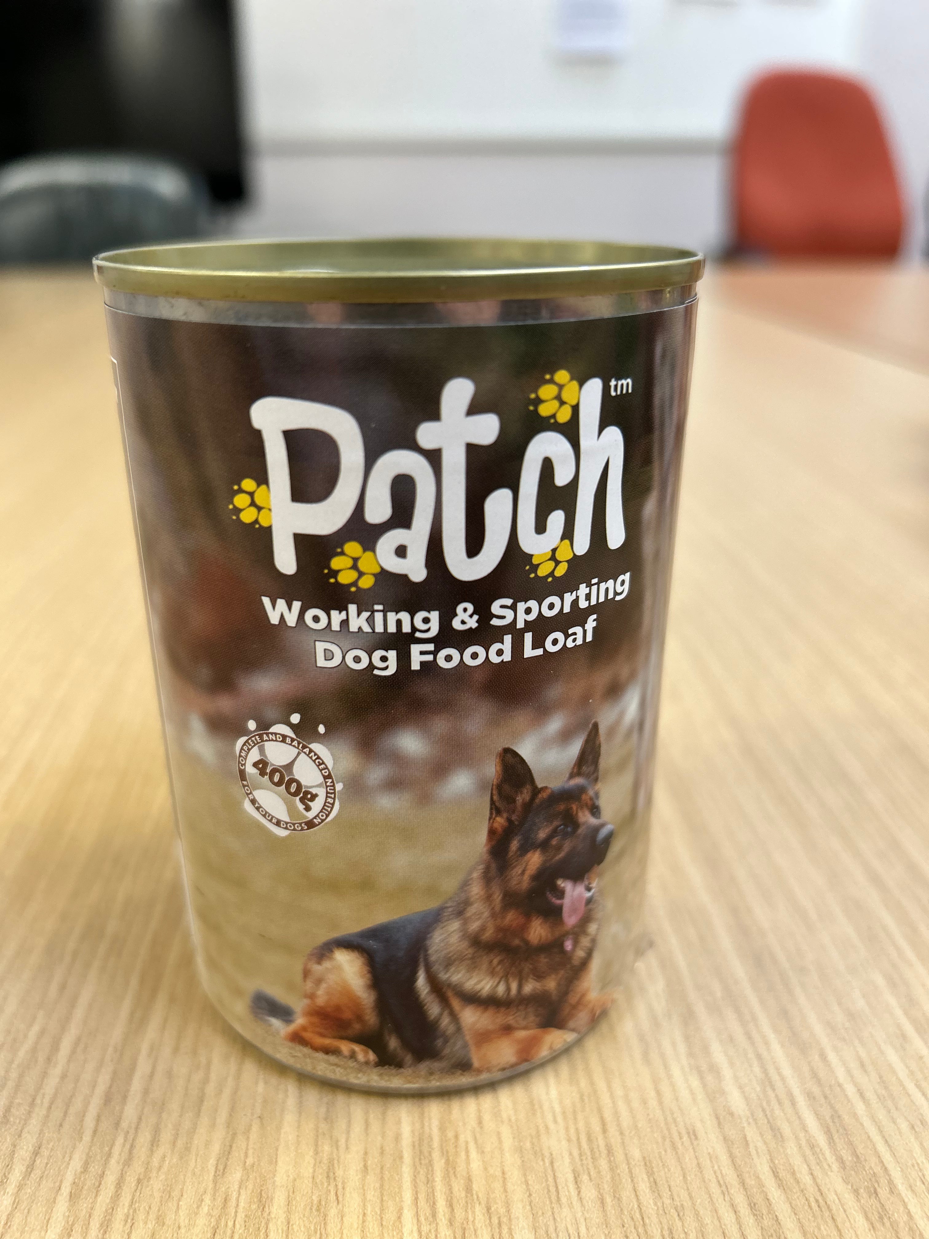 Patch Working and Sporting Dog Food 400g – Essex Affordable Food Hub